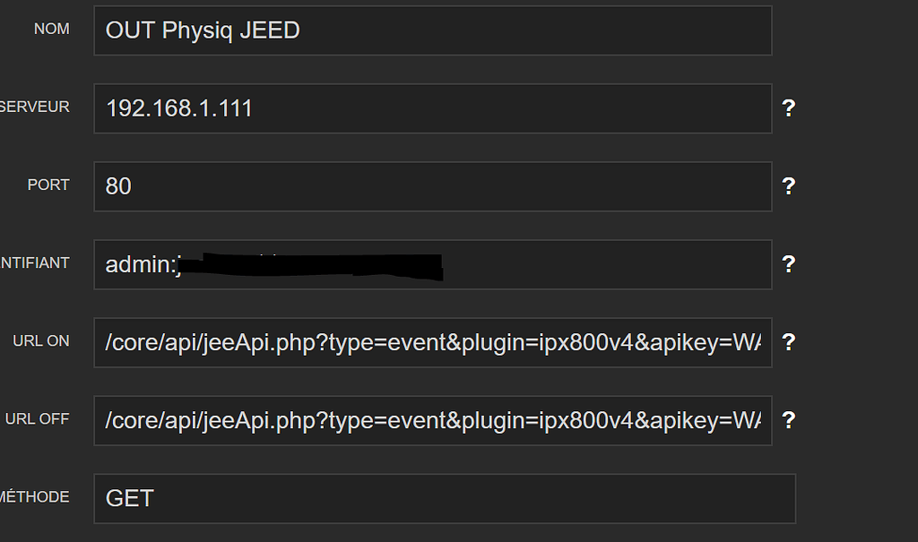 Push relais - Protocole domotique - Communauté Jeedom