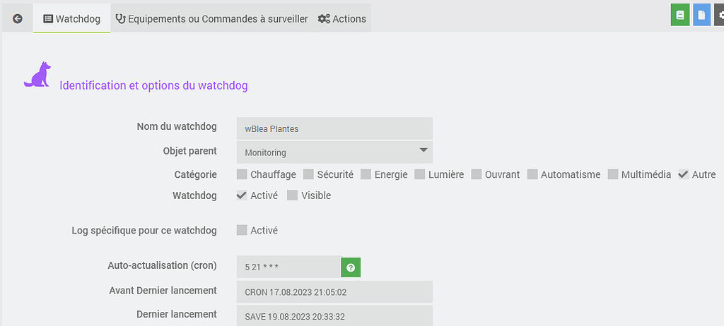 Commandes: valeurs vides? - Monitoring - Communauté Jeedom