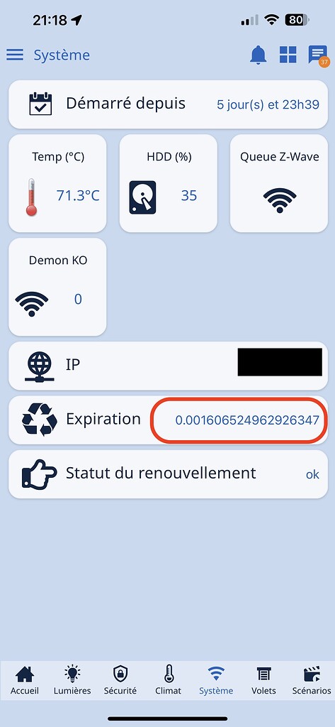 Affichage Date Dans Widget Texte évalué Communication Communauté Jeedom