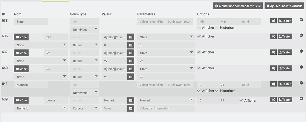 Bonne utilisation de cursor / slider - Utilisation du core de Jeedom ...