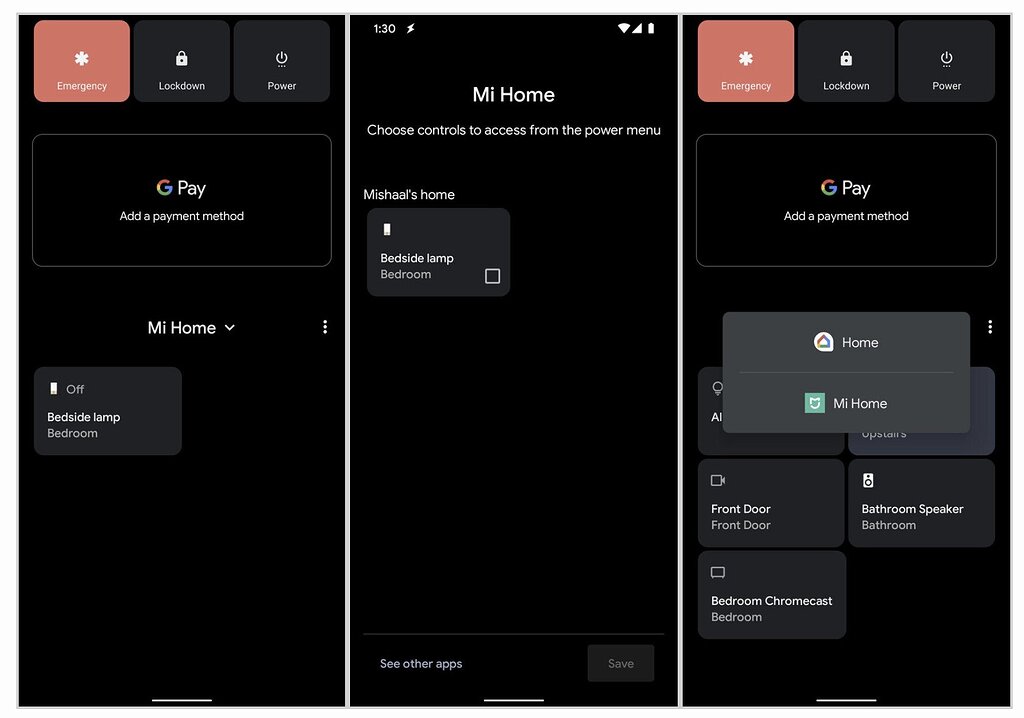 Support des nouveautés d'Android 11 (homekit like) dans JeedomConnect - [Plugin tiers ...
