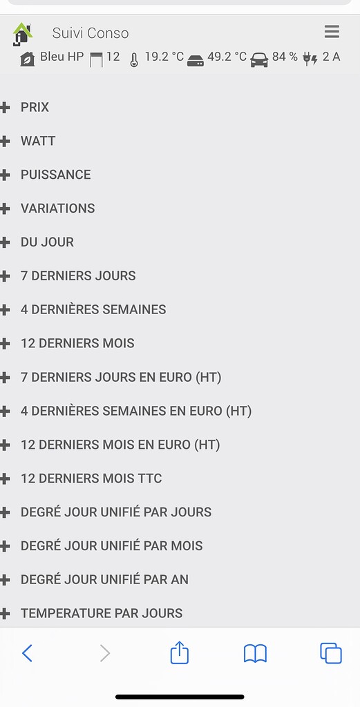 Suivi conso affichage sur mobile - Energie - Communauté Jeedom