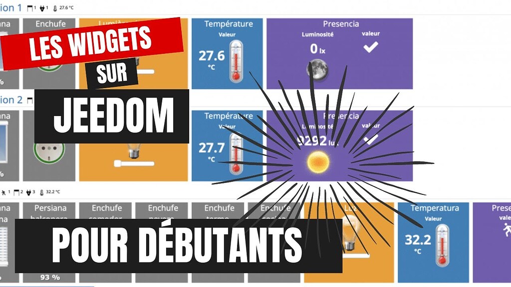[VIDEO] Widgets, les bases - Widgets - Communauté Jeedom