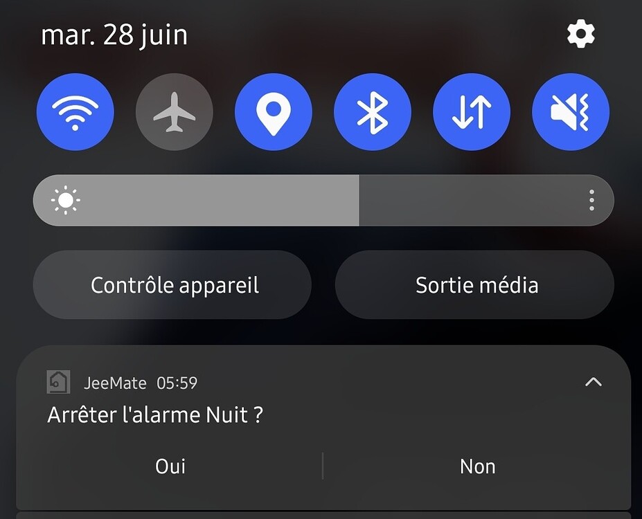 Jeemate action dans notification avec fonction ask - [Plugin tiers] Application mobile ...