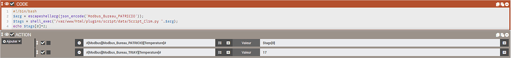 Variable scénario dans un bloc code et action - Scénarios - Communauté Jeedom