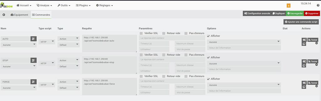 Requête qui ne part pas du plugin - Programmation - Communauté Jeedom