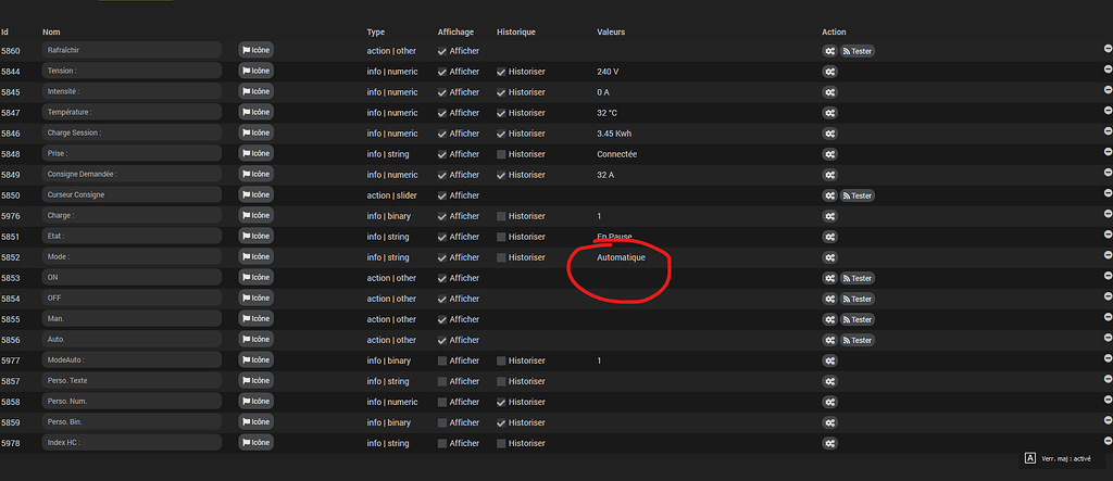 Mode éco /auto du plugin openevse - Monitoring - Communauté Jeedom