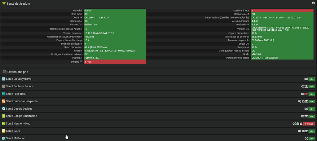 'Timeout' object does not support the context manager protocol - Multimédia - Communauté Jeedom