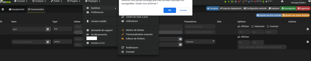 Dialogue non jeedom - Programmation - Communauté Jeedom