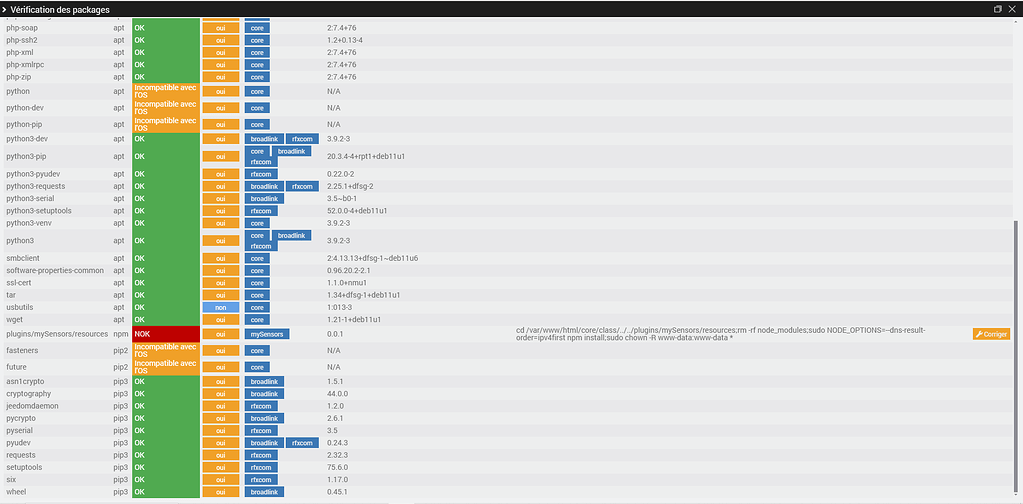Problème installation de npm - Plugins - Communauté Jeedom
