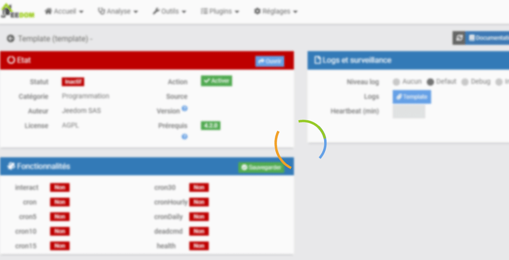 Module Template Plugin petit souci - Core V4 (dev) - Communauté Jeedom