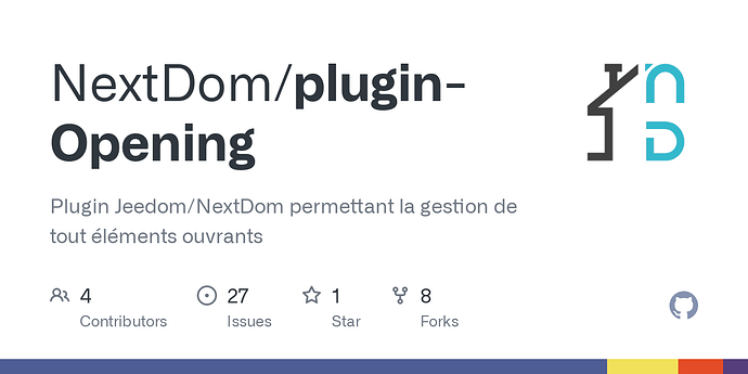 Plugin Opening Next Dom - Plugins - Communauté Jeedom