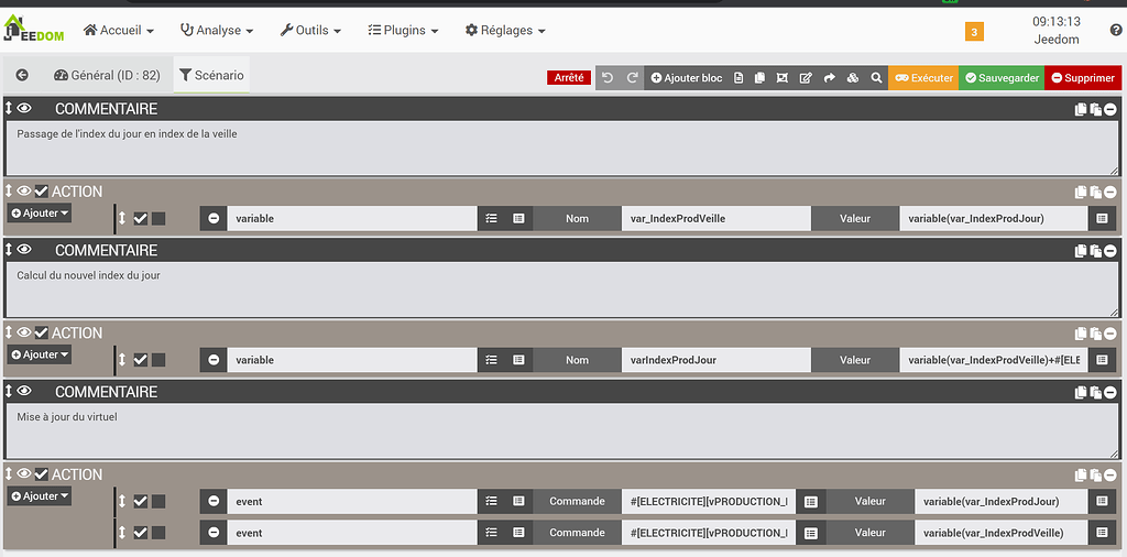 Comment modifier un virtuel avec un scénario? - Scénarios - Communauté Jeedom