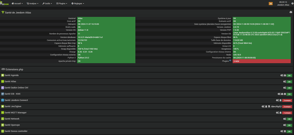 Démon reste NOK - connection refused: not authorized - Programmation - Communauté Jeedom