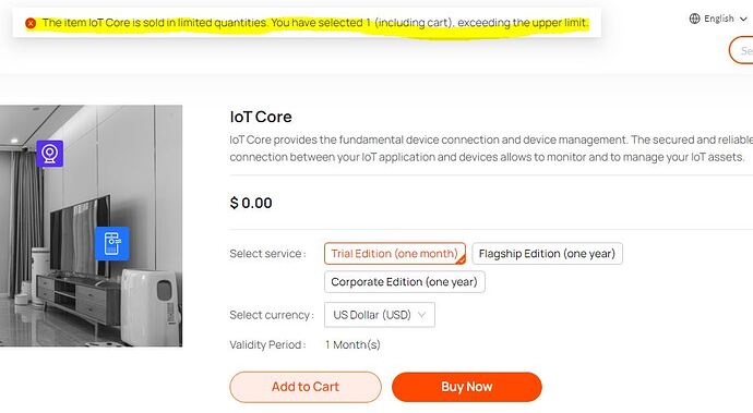 Your subscription to cloud development plan has expired - Objets connectés - Communauté Jeedom