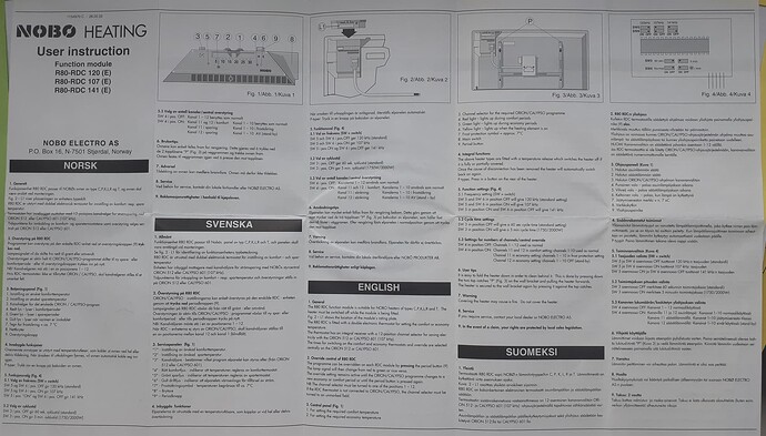 Besoin d'aide pour piloter un chauffage électrique NOBO - Discussions Générales - Communauté Jeedom