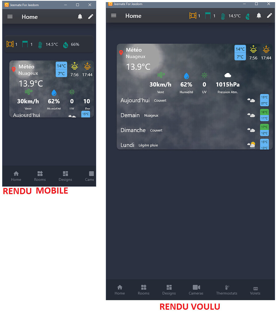 Densité de l'appli paramétrable? - [Plugin tiers] Application mobile - Communauté Jeedom