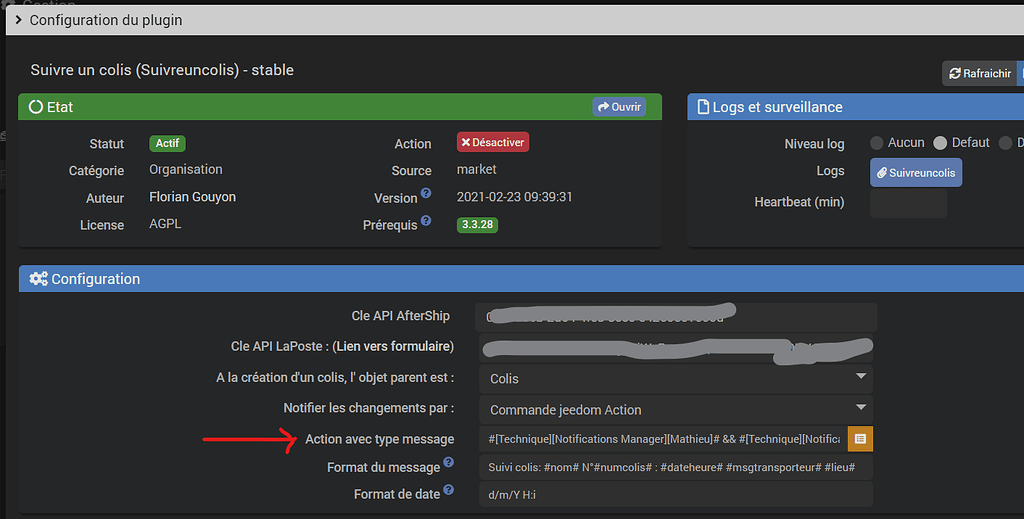 Scenario dans la commande - Aide Programmation - Communauté Jeedom