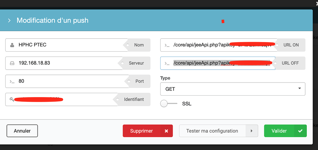Push RT2 vers virtuel - Programmation - Communauté Jeedom
