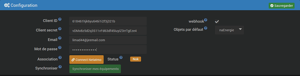 MAJ Netatmo Énergie - Confort - Communauté Jeedom