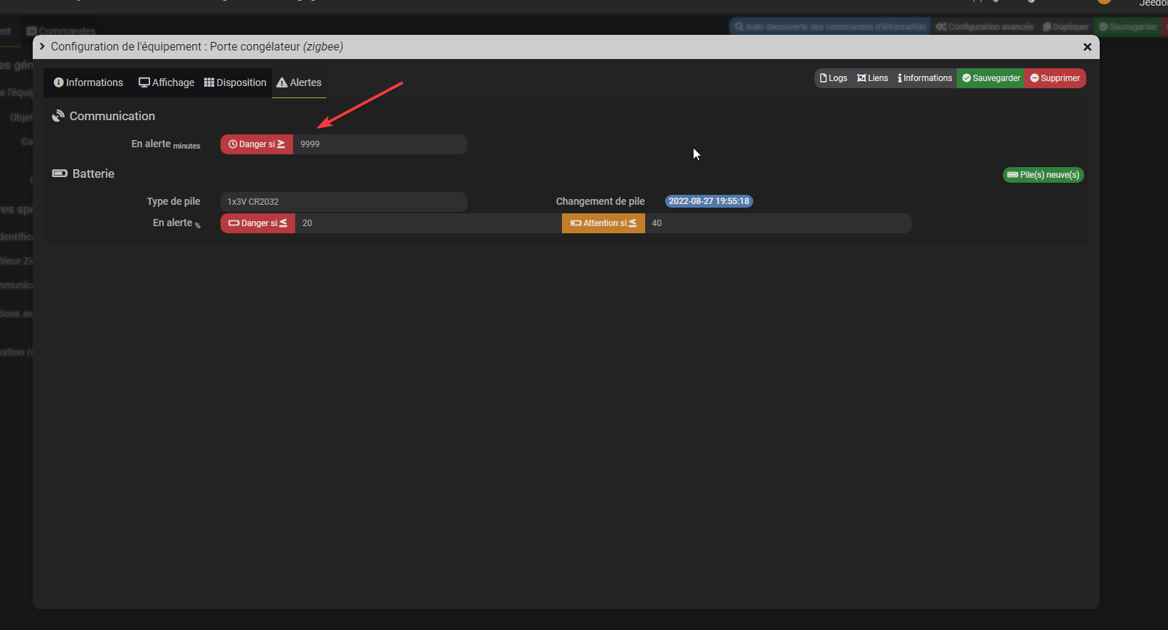Délai de communication sans envoi de message d'un module - Plugins ...