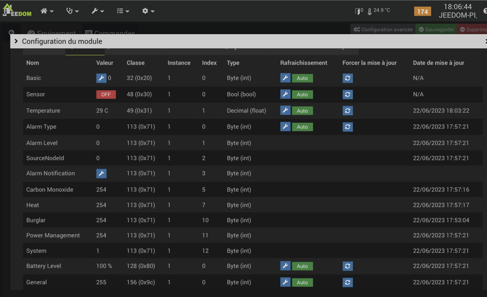 Capteur Fibaro CO Sensor FGCD-001 - Protocole domotique - Communauté Jeedom