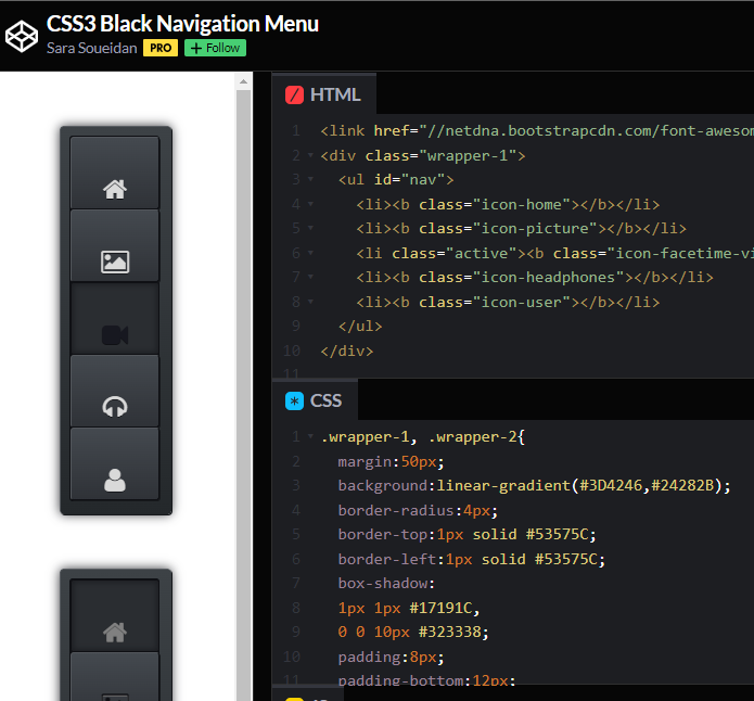 Aide Sur Ledition Htmlcss Dun Menu Horizontal To Vertical Design Communauté Jeedom