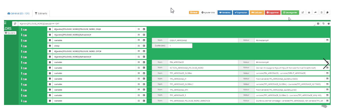 Appel d'un script dans un scénario - Programmation - Communauté Jeedom