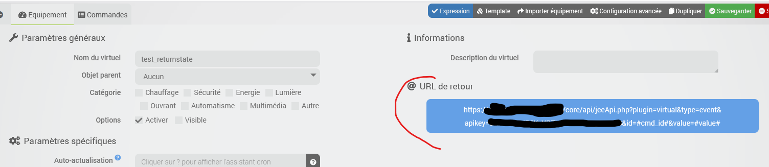 Envoyer une info sur un jeedom externe - Scénarios - Communauté Jeedom
