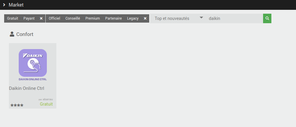 [Daikin ONECTA] Pilotage nouvelle gamme PAC Daikin Perfera FTXM-R ...