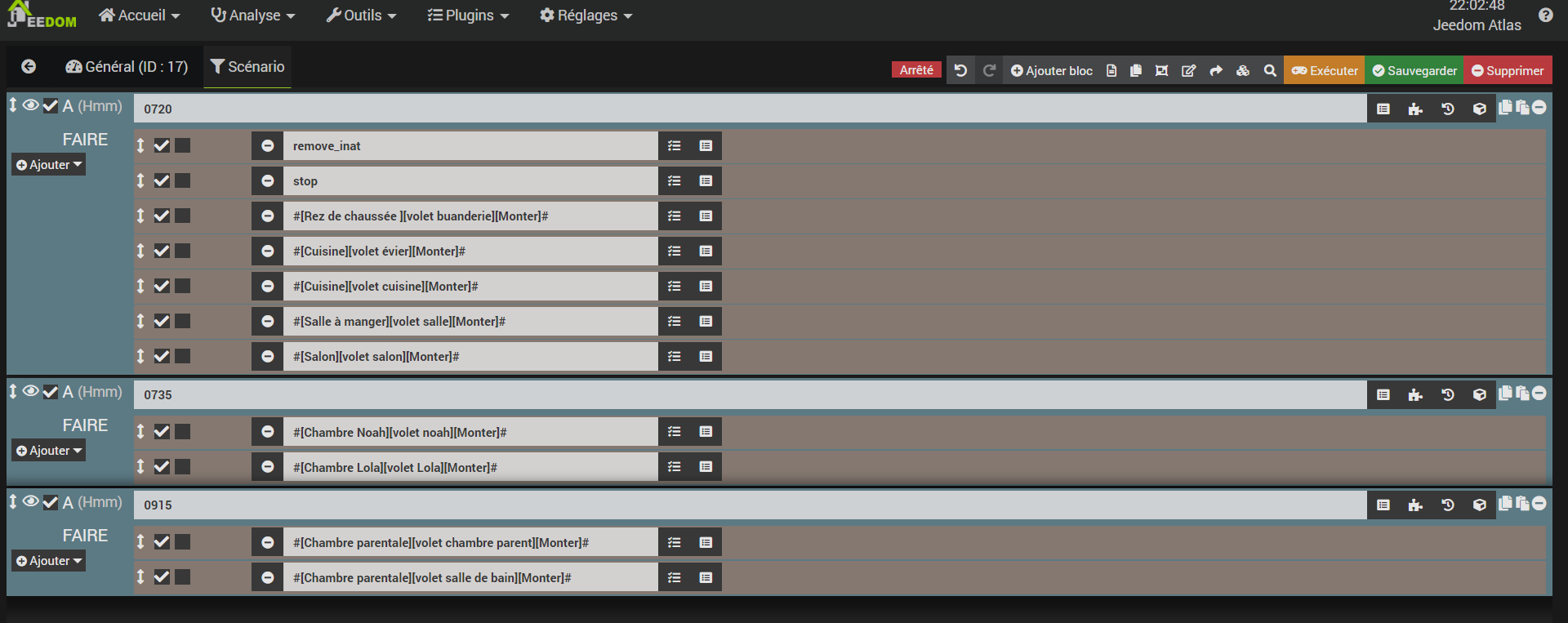 Scénario non fonctionnel - Page 2 - Scénarios - Communauté Jeedom