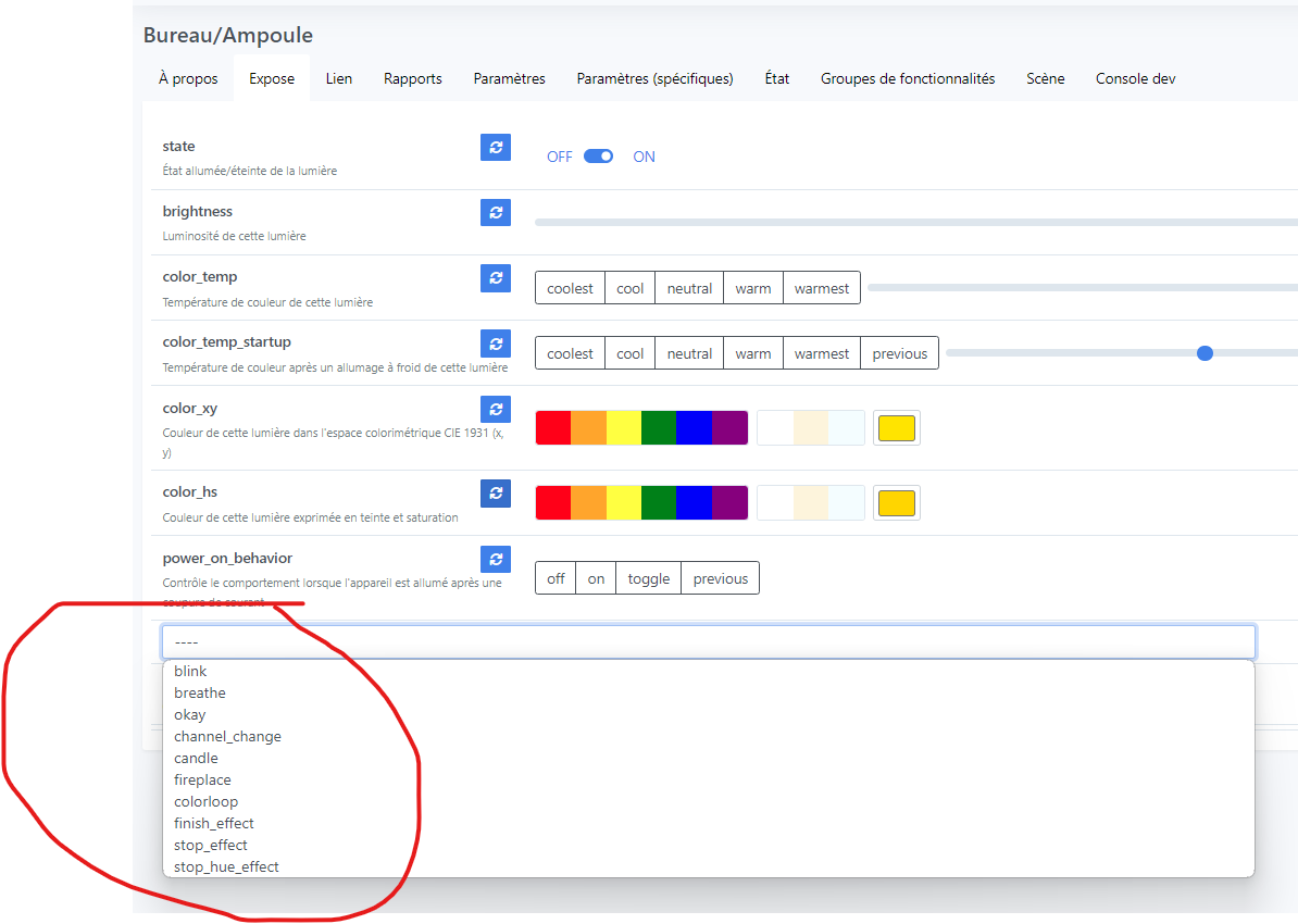 Ampoule LCT012 Philips Hue White and Color Ambiance Candle : probleme pas d'effet "colorloop ...