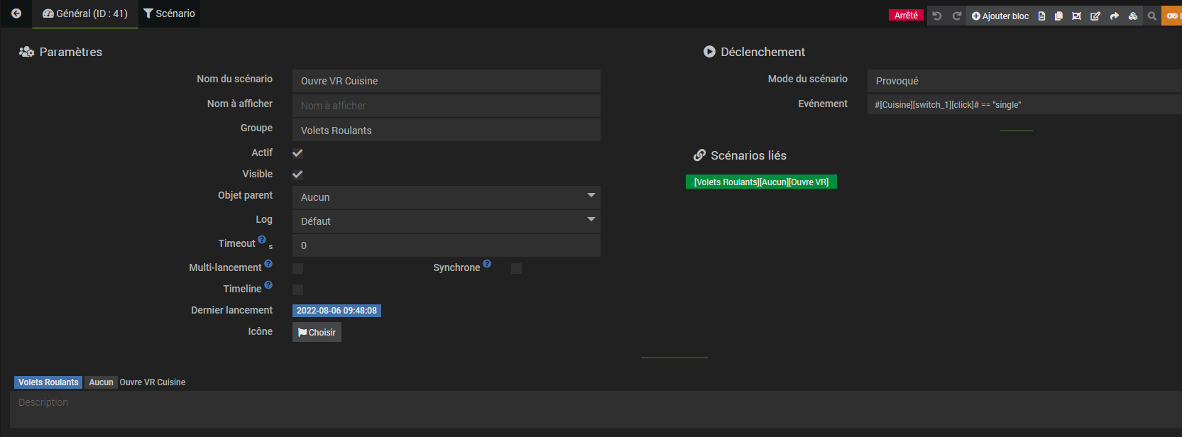 Latence déclenchement scénario - Scénarios - Communauté Jeedom
