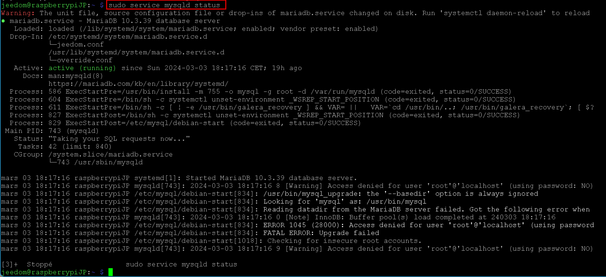 Connexion Refusée En Local Filaire Utilisation Du Core De Jeedom Communauté Jeedom 