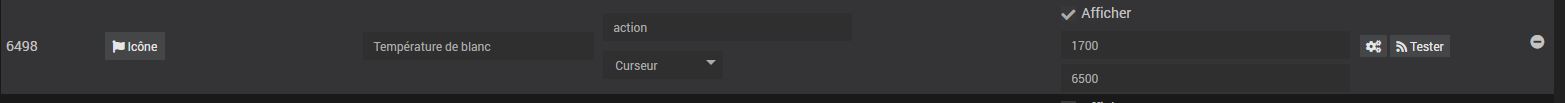 Slider température des blancs - Communication - Communauté Jeedom