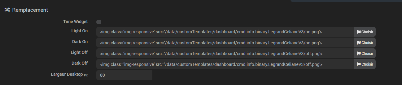 Widget : configuration commande affichage case afficher le nom inopétante - Widgets - Communauté ...