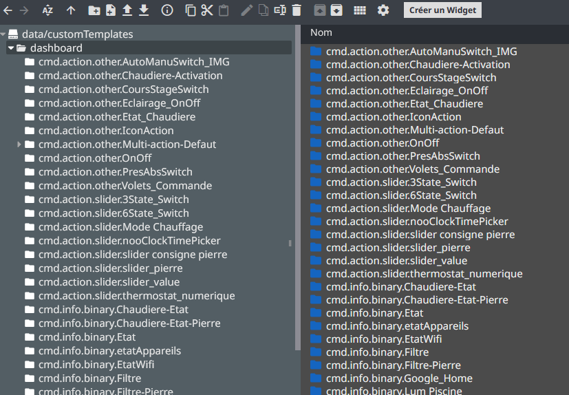 Code des widgets - Widgets - Communauté Jeedom