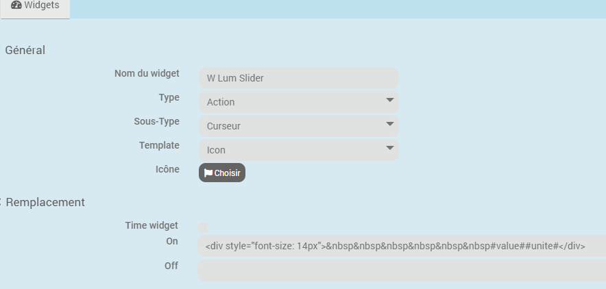Customisation Widget Slider/Curseur - Widgets - Communauté Jeedom