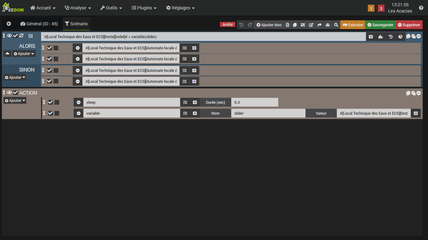 Comment interagir avec un slider virtuel? - Utilisation du core de ...