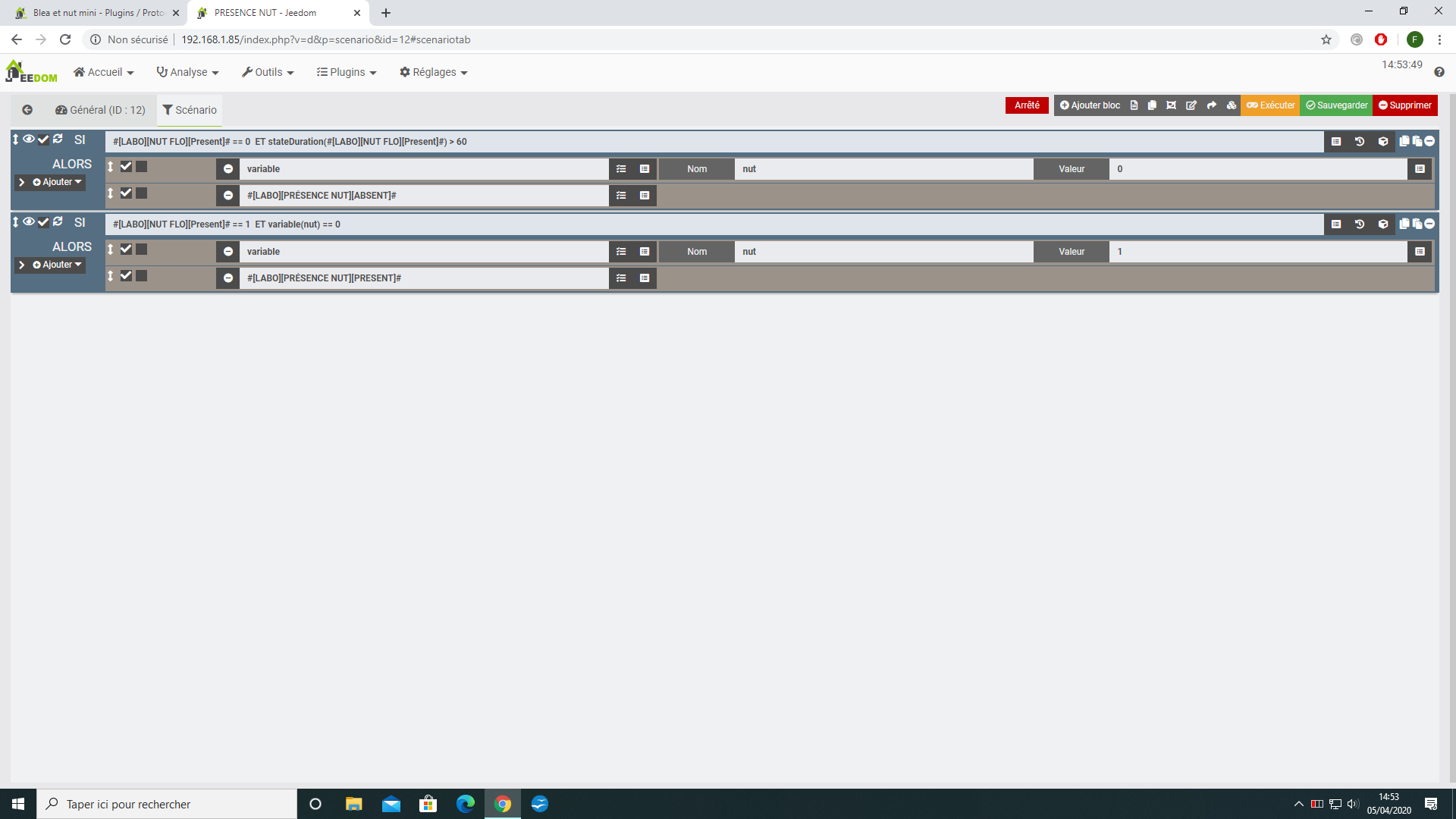 Blea et nut mini - Protocole domotique - Communauté Jeedom