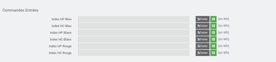 TEMPO Index jour bleu rouge blanc - Energie - Communauté Jeedom