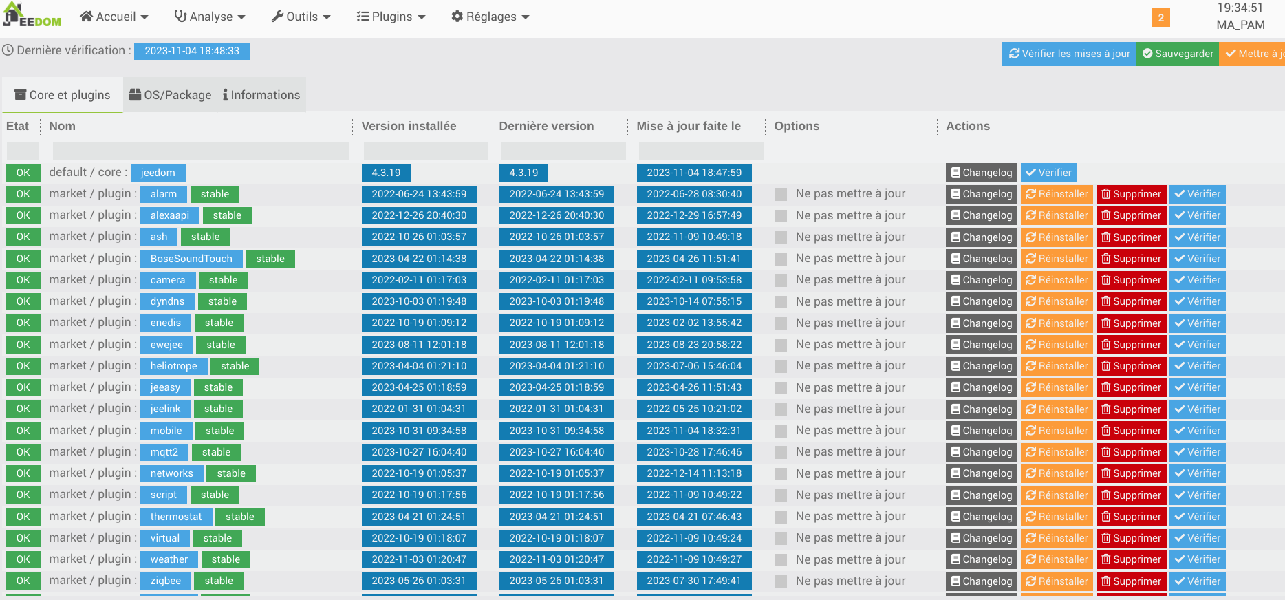 Pb zigbee depuis maj - Plugins - Communauté Jeedom