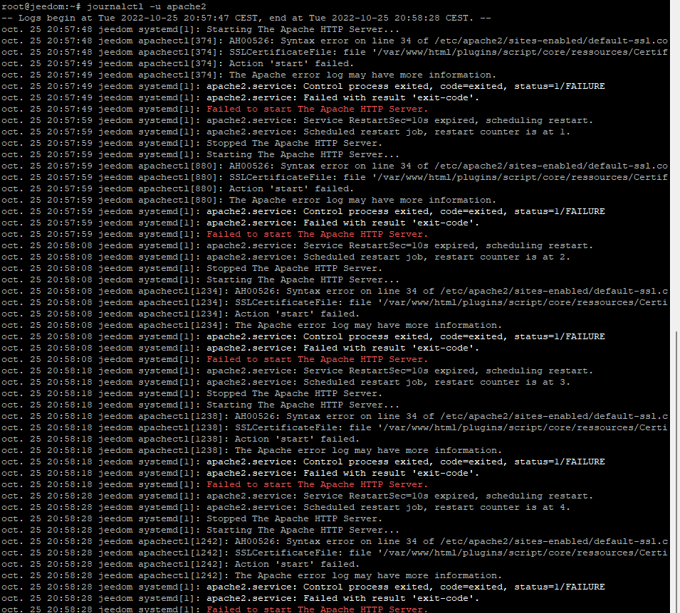 Problème MAJ plugin script - Programmation - Communauté Jeedom