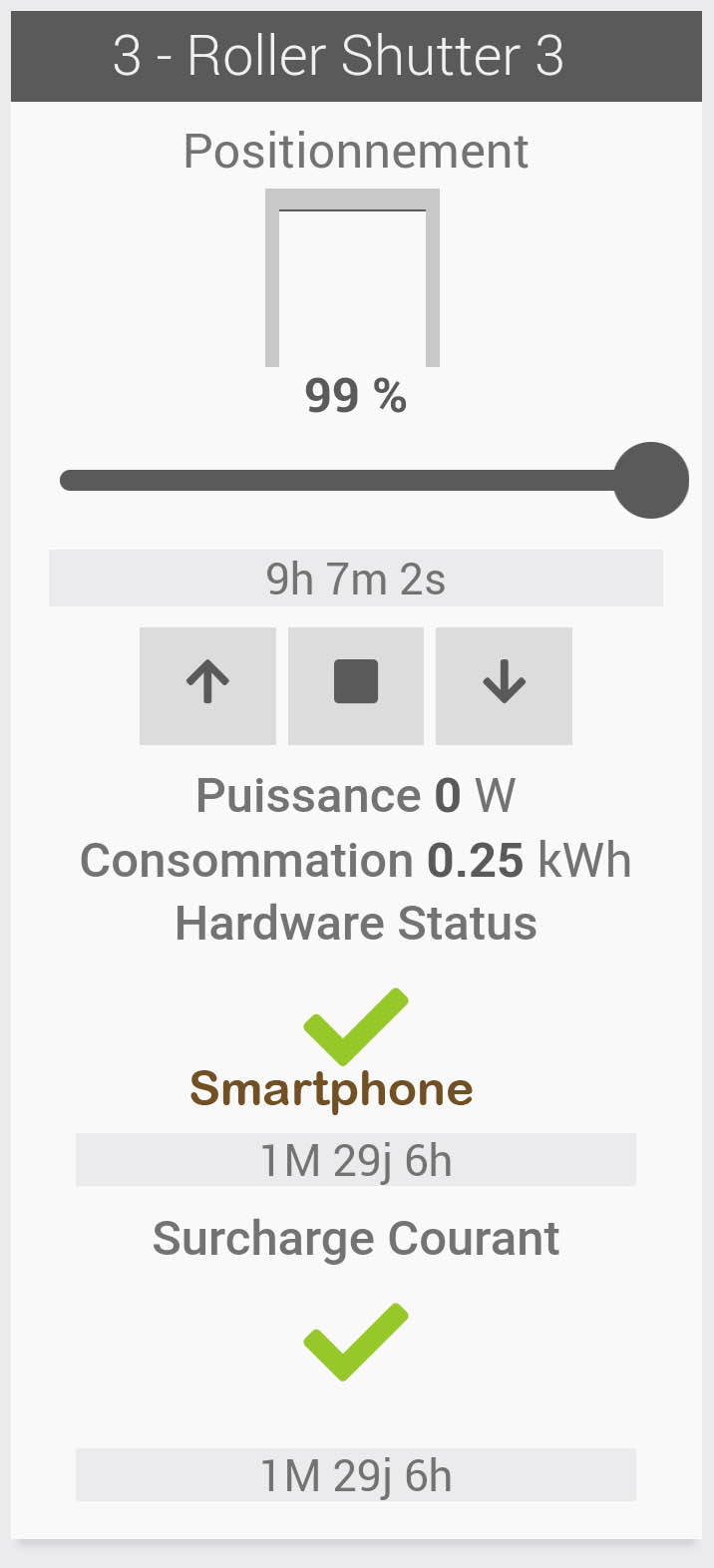 Slider widget volet roulant - Widgets - Communauté Jeedom