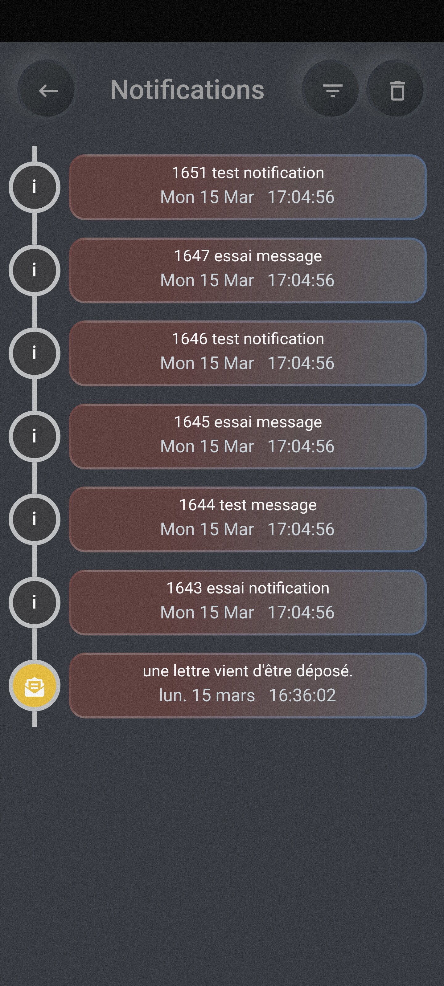 Les notifications sur Jeemate - Communication - Communauté Jeedom