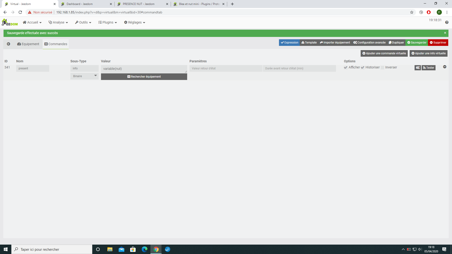 Blea et nut mini - Protocole domotique - Communauté Jeedom