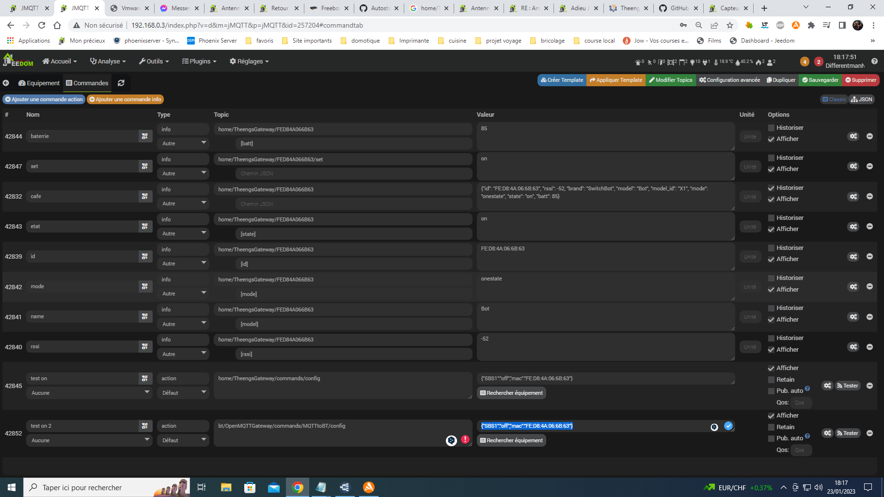 Antenne Bluetooth Avec Un Esp32 Open Mqtt Gateway Et Jmqtt 210 Par