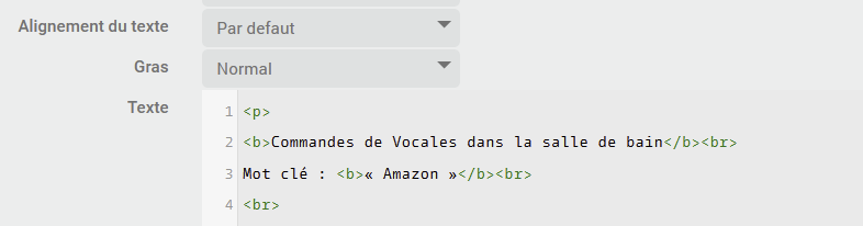 Afficher Une Variable Dans Un Champ Texte Html Design Communauté Jeedom