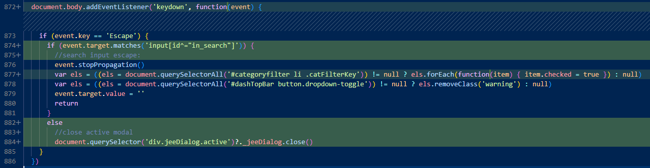 Impossible de sortir de certaines modals avec "Escape" - Core V4 ...