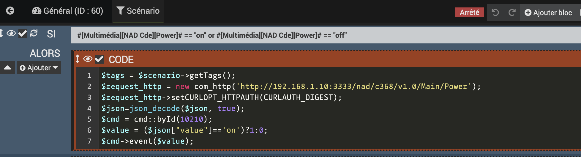 Pb rafraichissement valeur json - Page 2 - Plugins - Communauté Jeedom